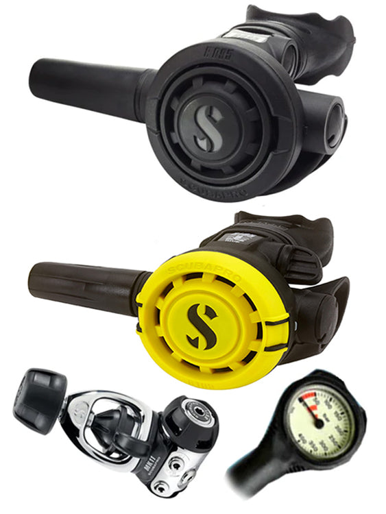Scubapro Regulator Set MK11 / R095 / Octopus + SPG ($779) | ODG
