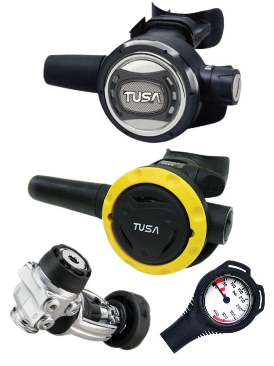 Tusa R609 Regulator Set with Octopus & SPG ($1019) | ODG Australia