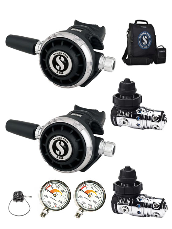 Scubapro MK25 Evo/G260 Sidemount Regulator Set ($2199) | ODG Australia
