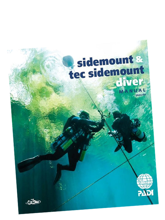 PADI TecRec Course Manual: Tec Sidemount ($59) | ODG Australia