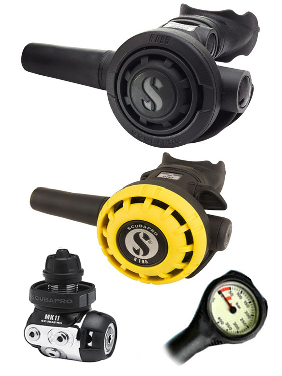 Scubapro Regulator Set MK11 / R095 / Octopus + SPG ($895) | ODG Australia